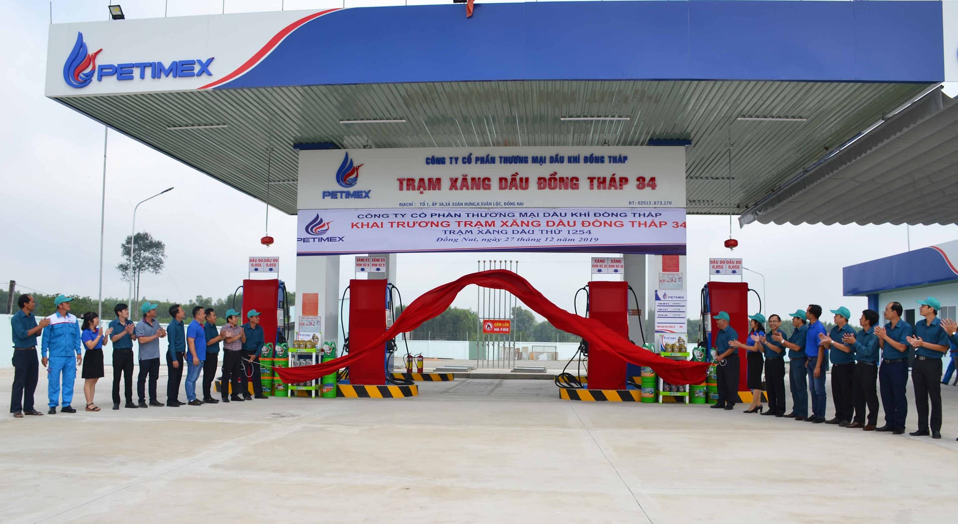 Petimex khai trương trạm xăng dầu đồng tháp 34. (27/12/2019) - Dầu Khí ...